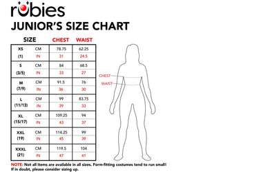 Size Charts – Rubies II LLC.