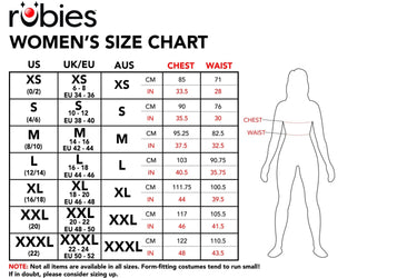 Size Charts – Rubies II LLC.